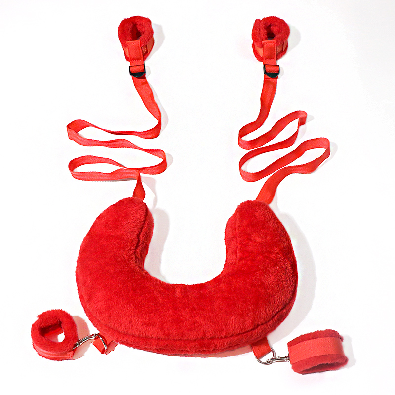 Sex Position Restraint with Neck Cushion - Red | Allureluv